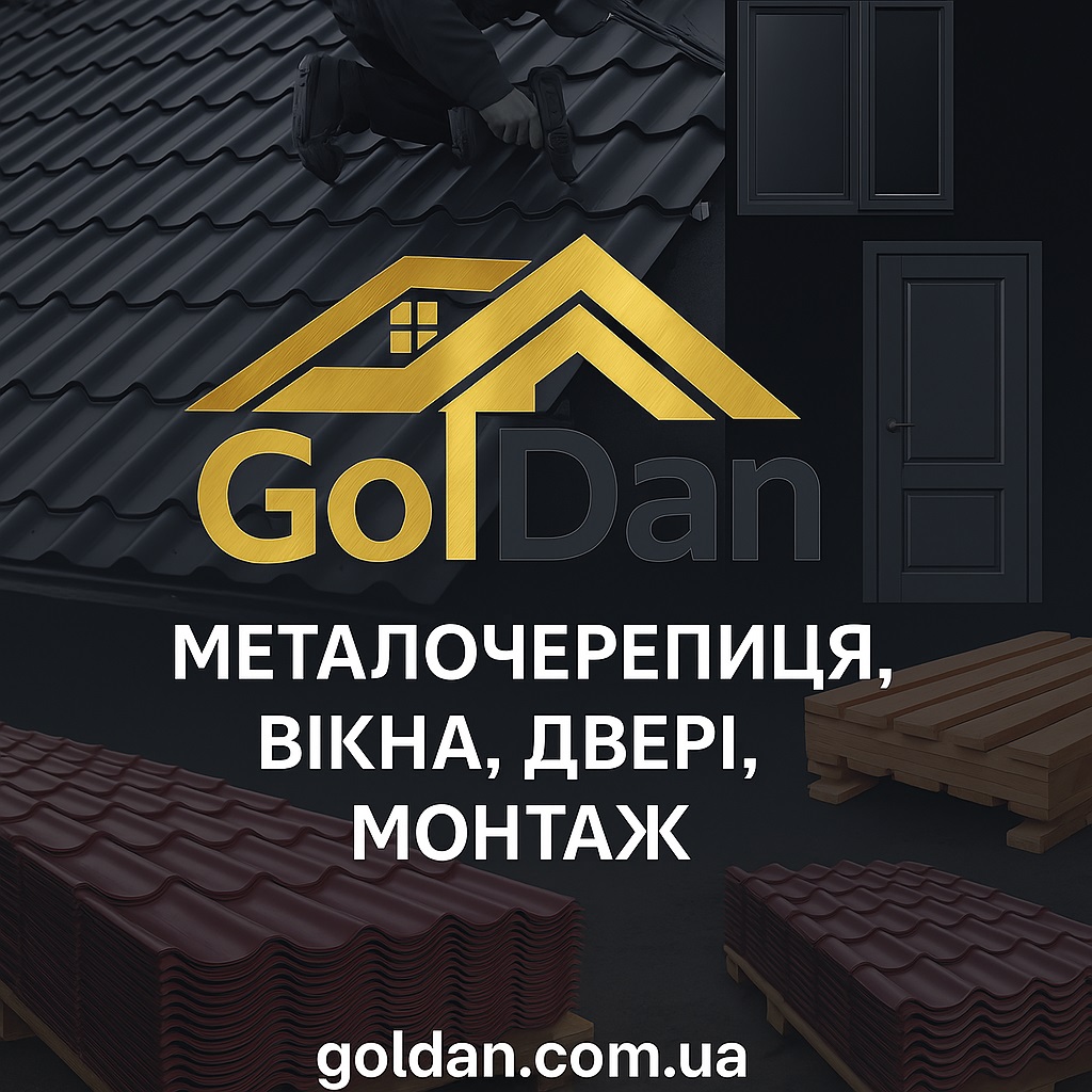 Металочерепиця, блок-хаус, натуральна черепиця, металопрофіль ...